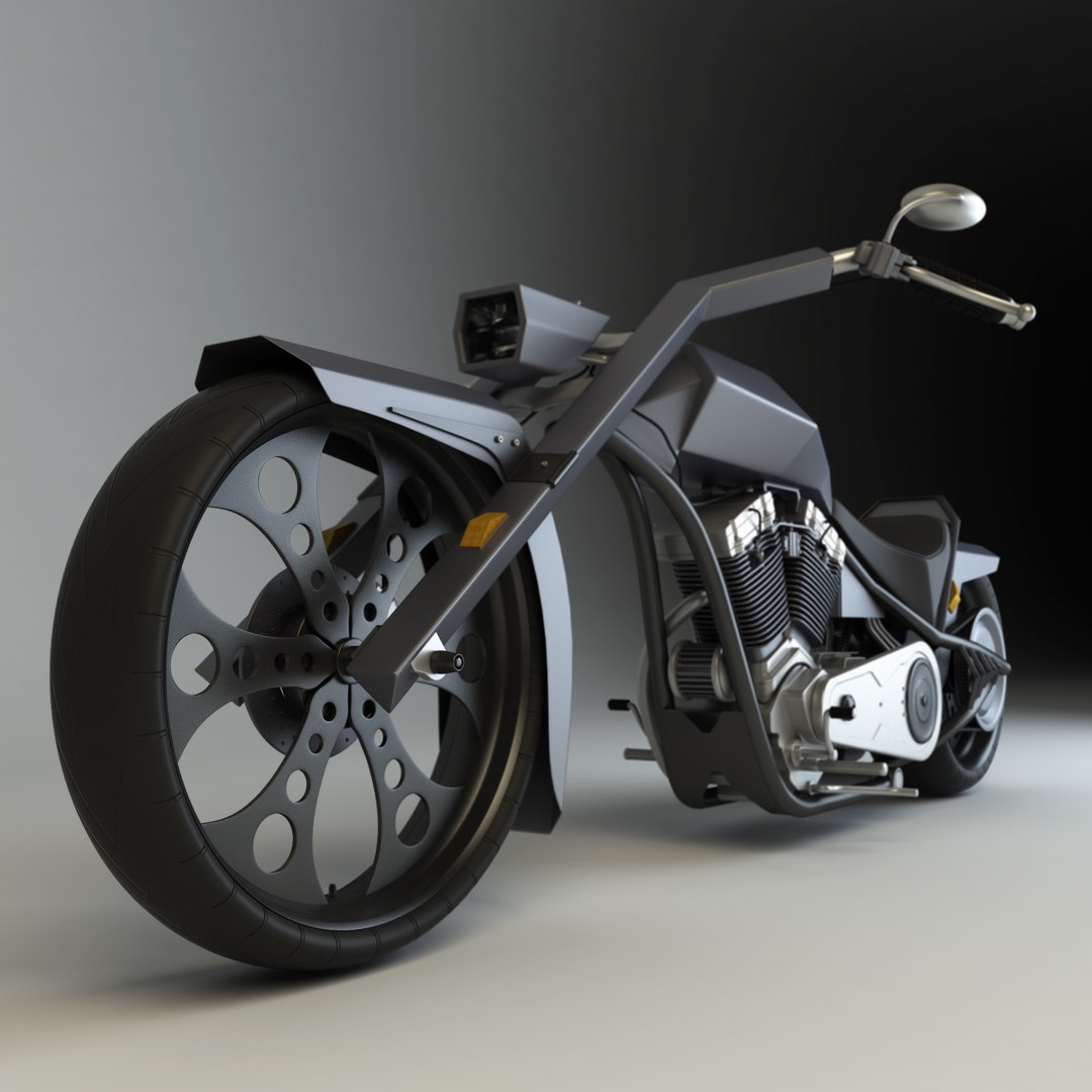 3d Custom Chopper