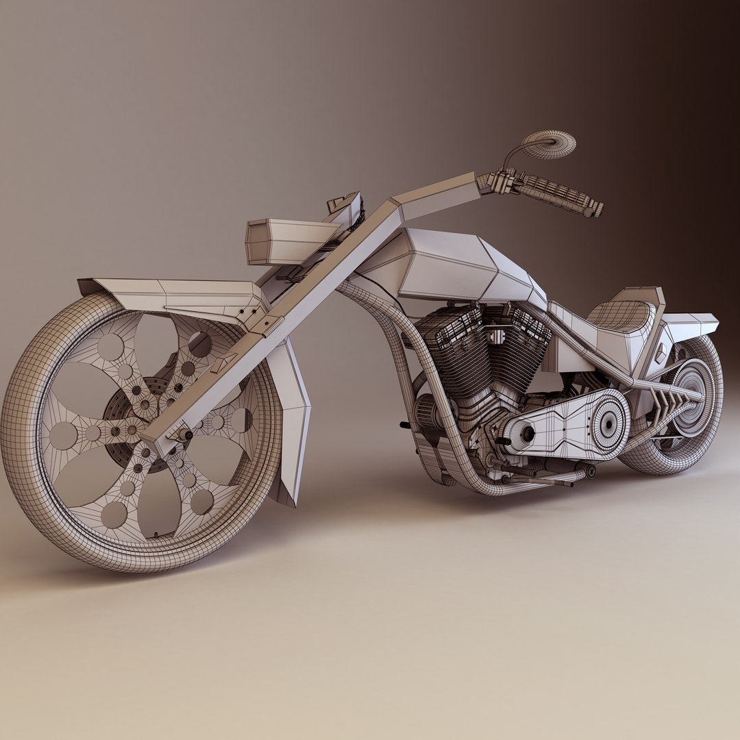 3d Custom Chopper
