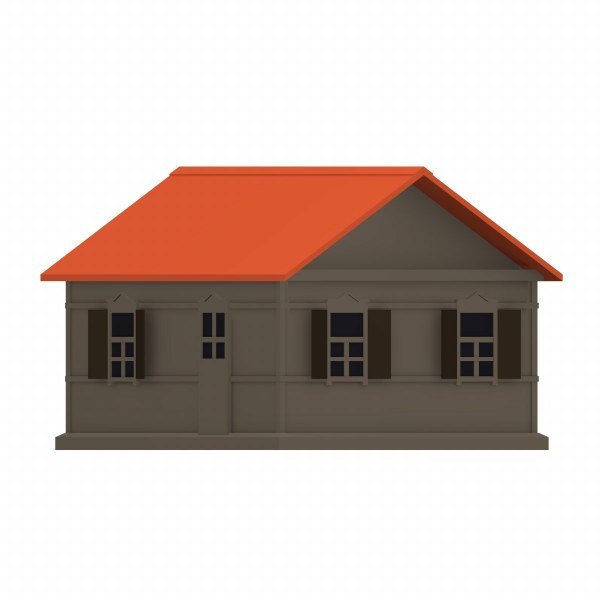 3d model russian house