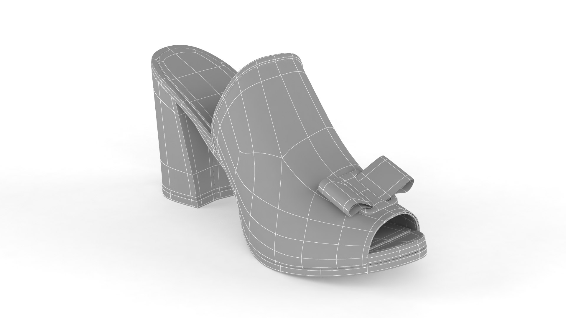 Women Slide Sandal 3D Model - TurboSquid 1810007