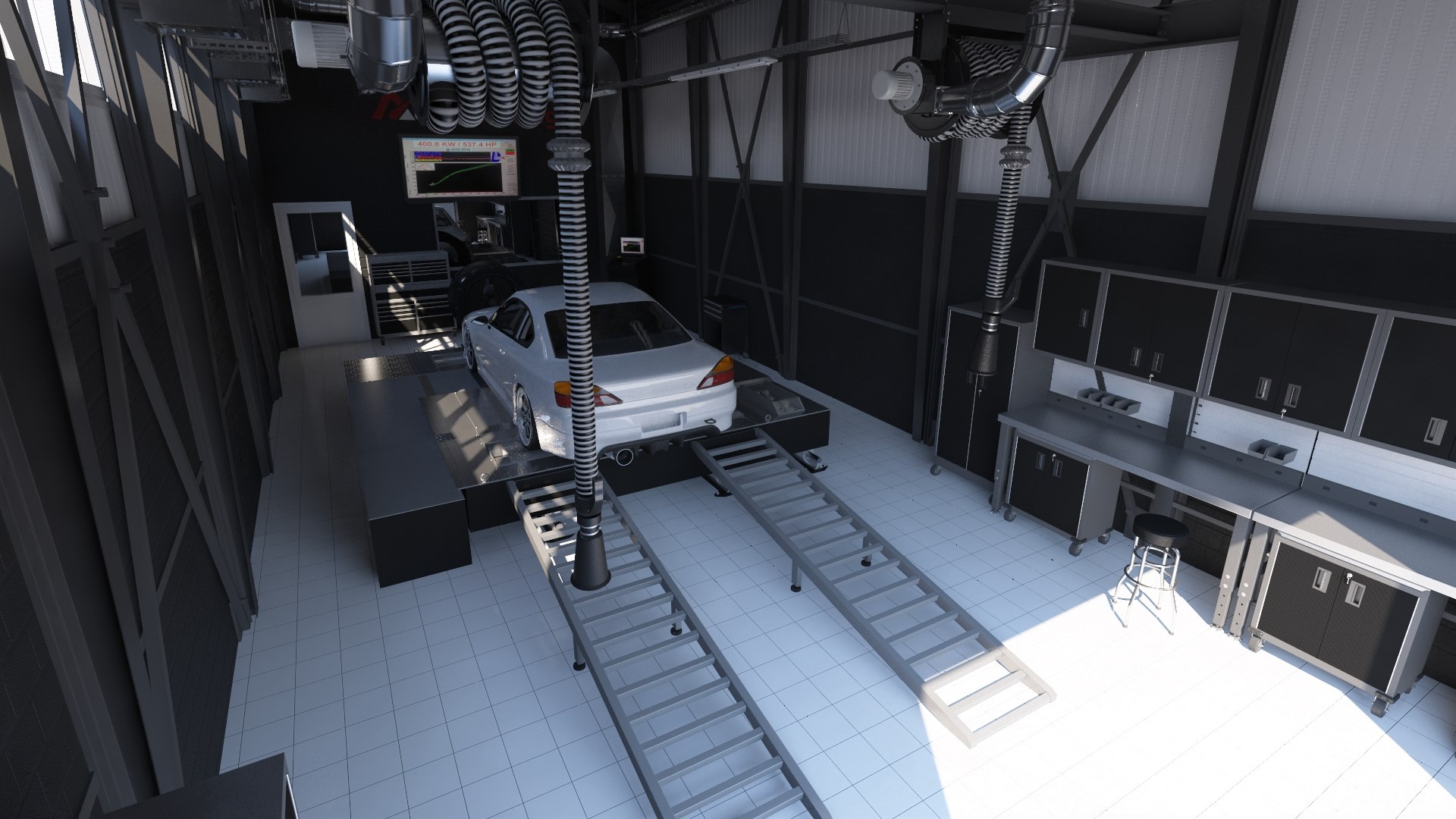 3D Car Service 4 Model - TurboSquid 2011091