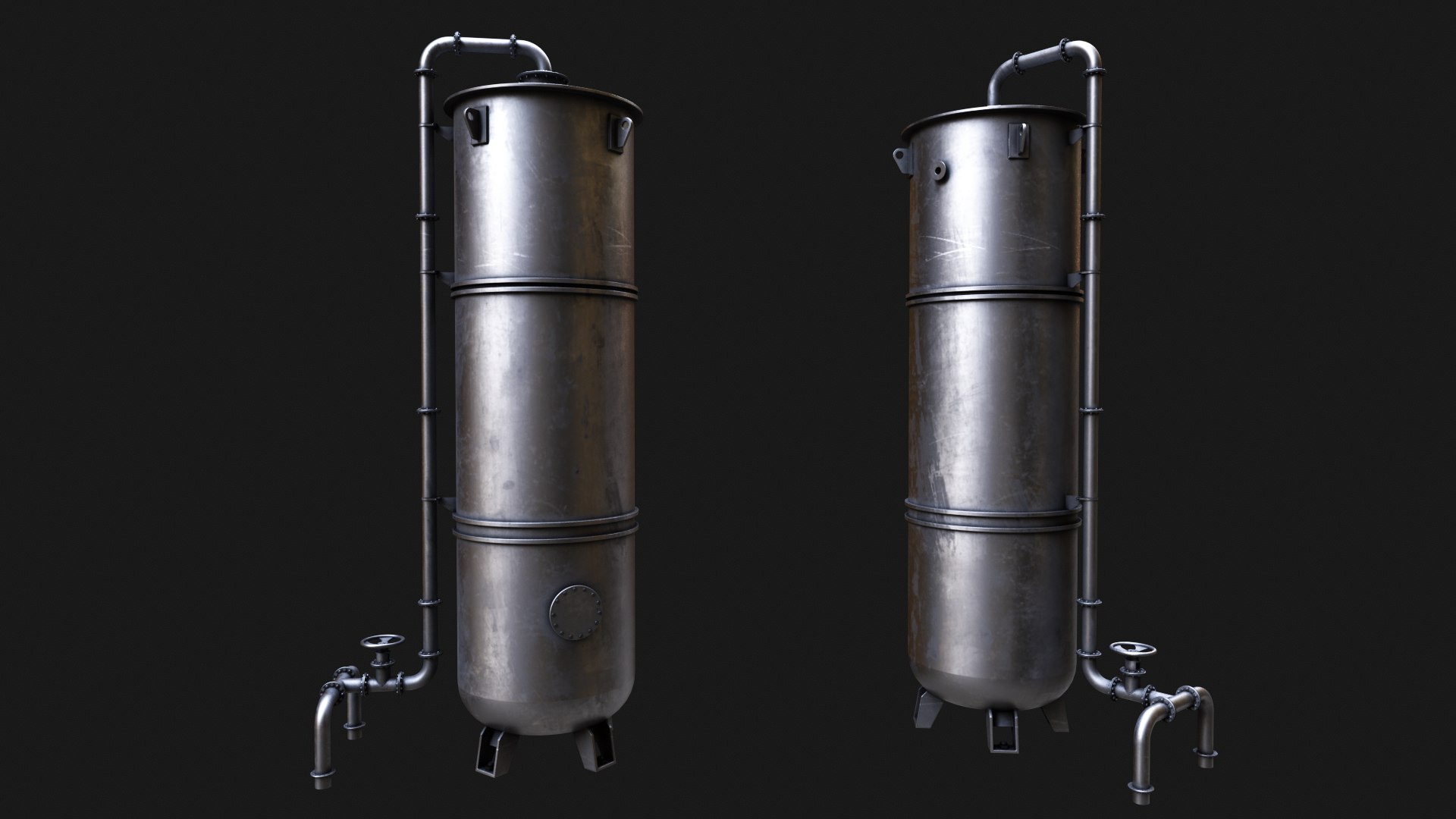 Fuel Storage Tank01 3D Model - TurboSquid 2305040