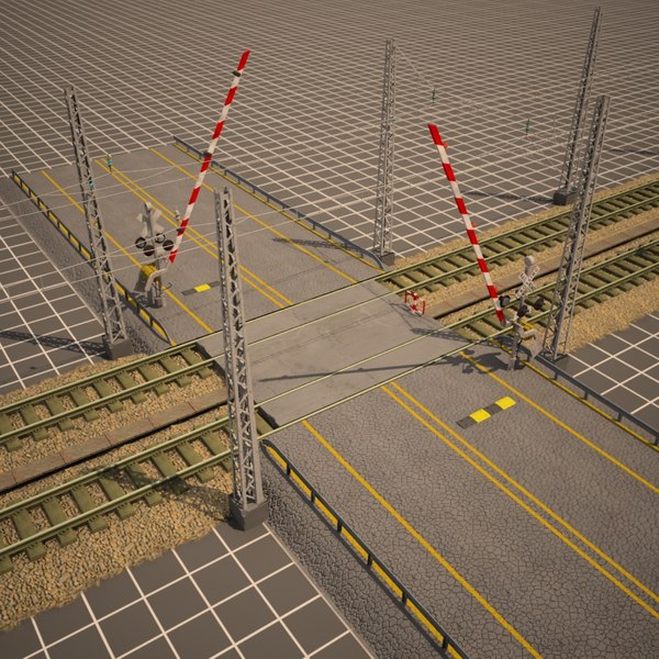 Railroad Crossing 3D Models for Download | TurboSquid