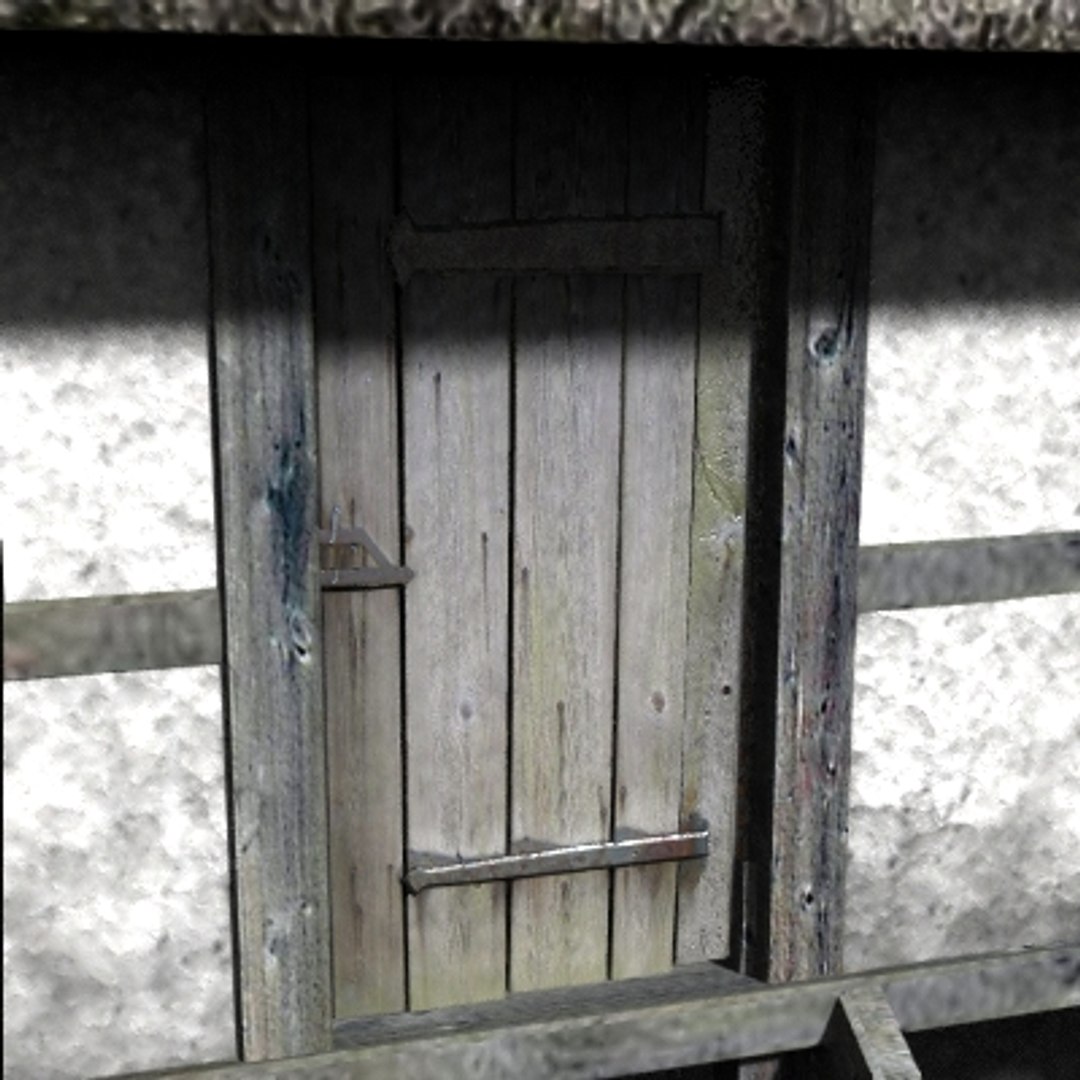 3d Medieval Granary Model