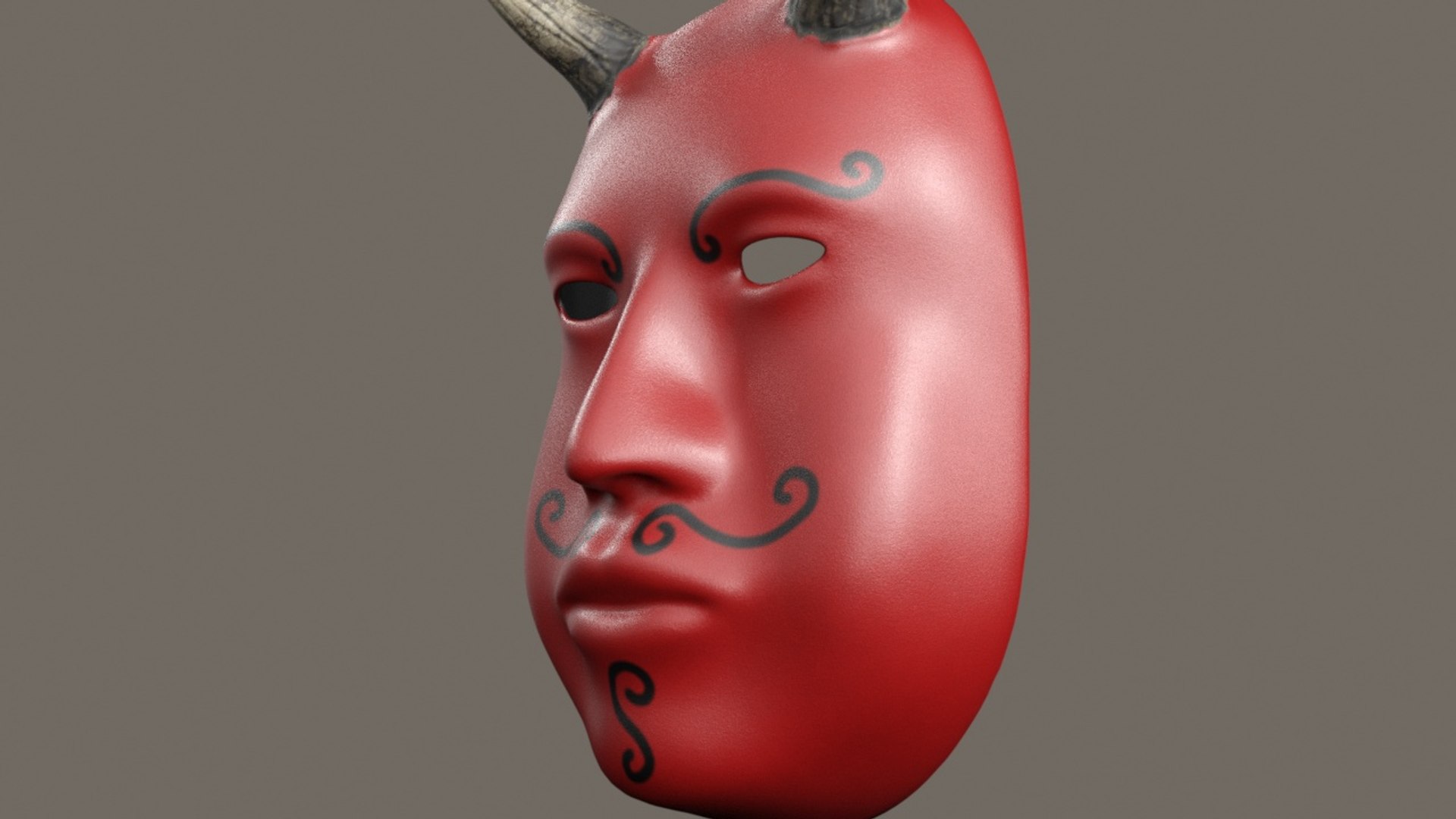 3D Devil Mask - TurboSquid 1724332
