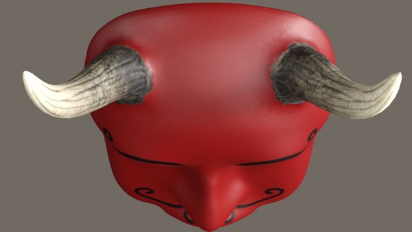 3D Devil Mask - TurboSquid 1724332