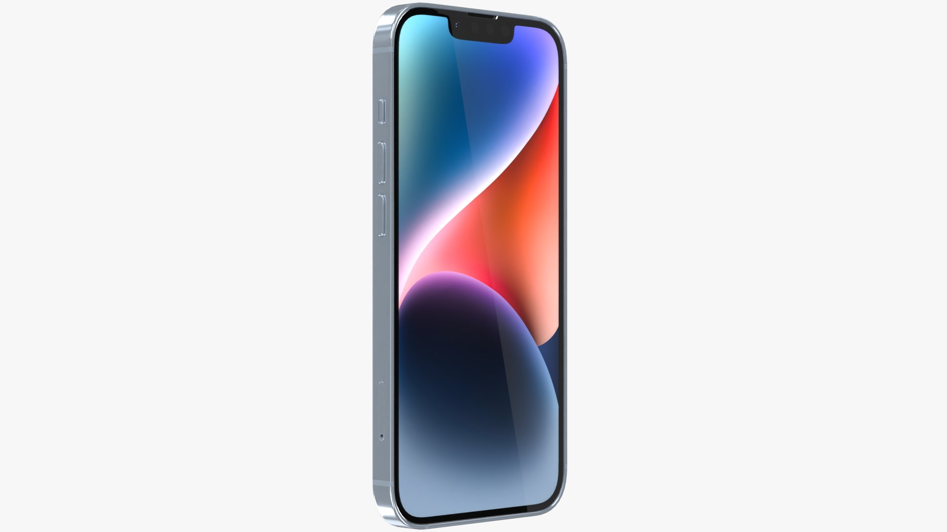 3D IPhone 14 Blue - TurboSquid 1987370