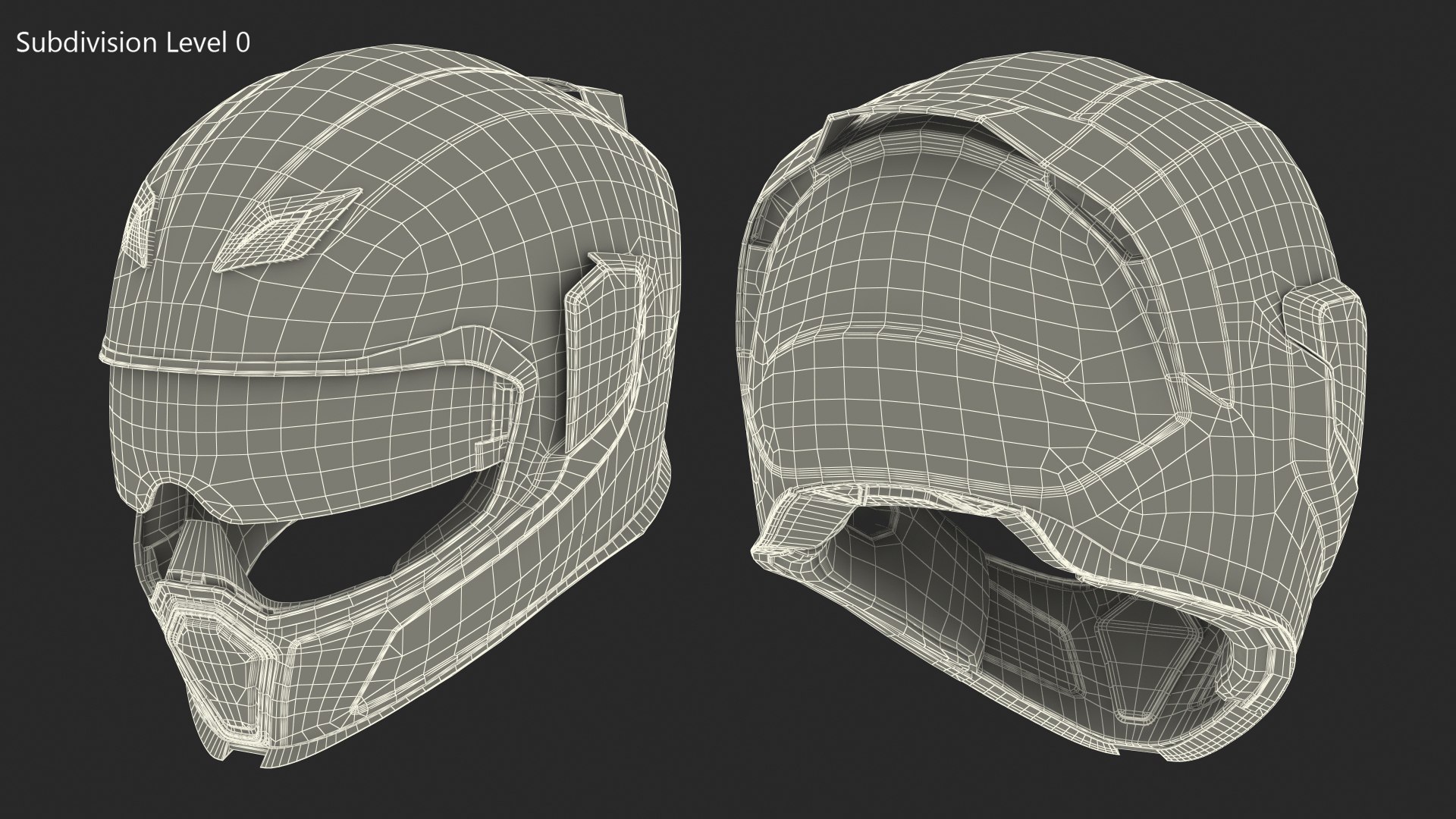Motorcycle Helmet Icon Airflite Quicksilver 3D Model - TurboSquid 2065666