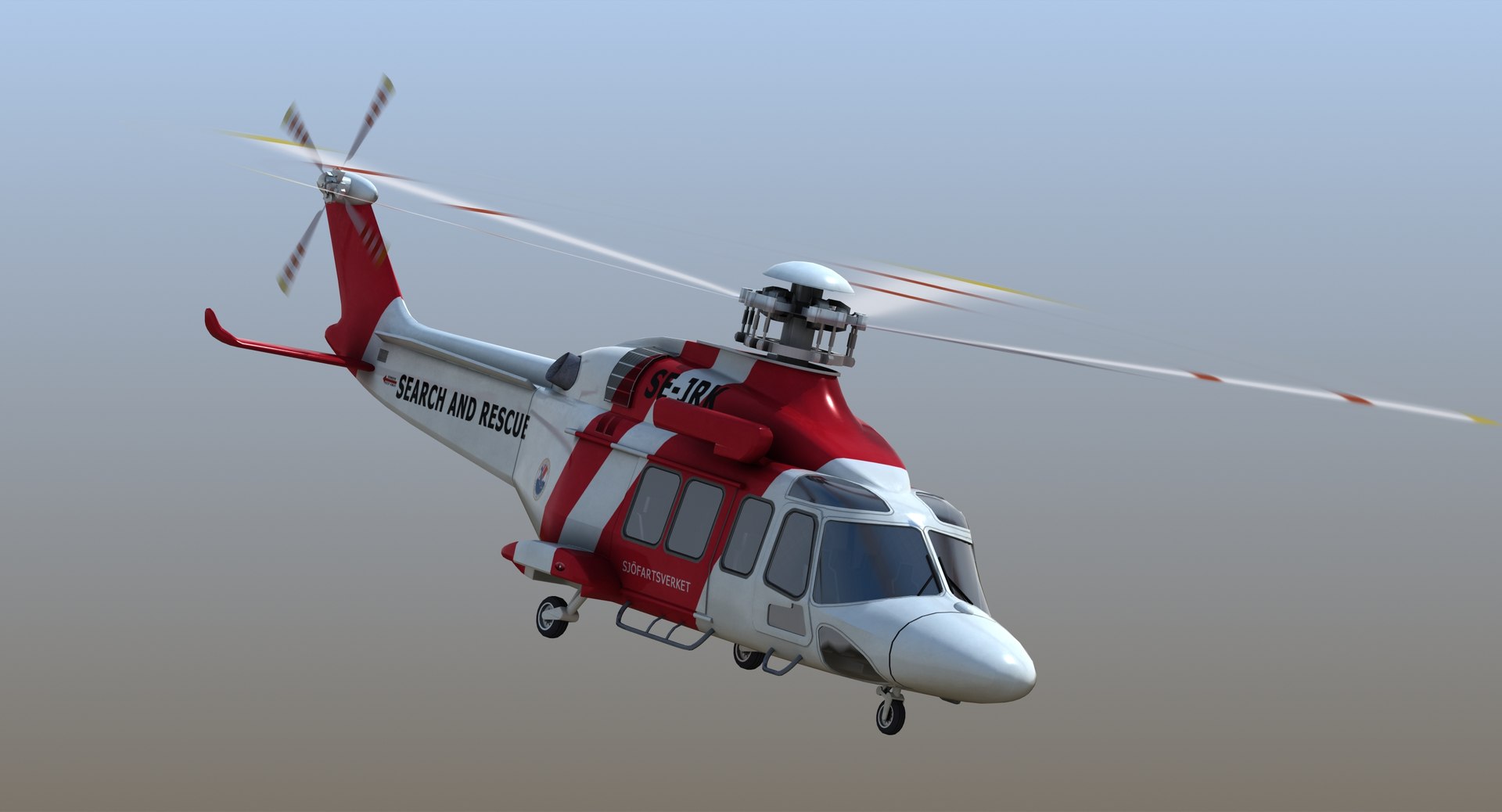 Civilian helicopters 3D model - TurboSquid 1592817
