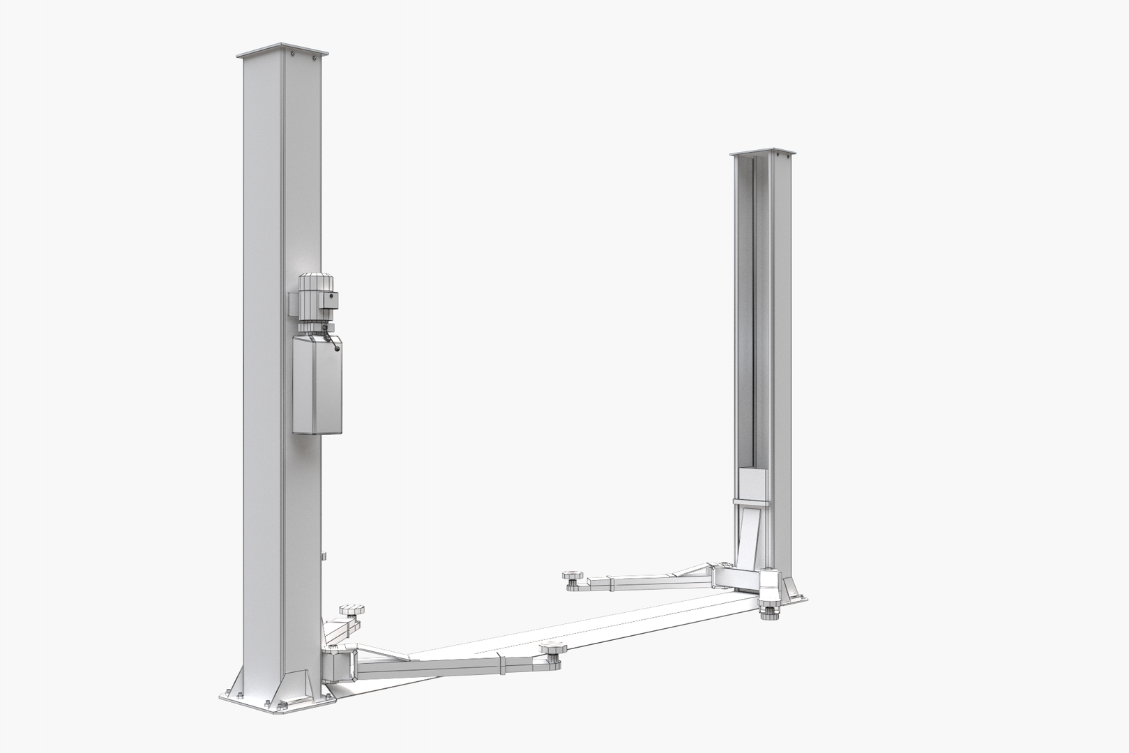 3D Car Lift - TurboSquid 1537924
