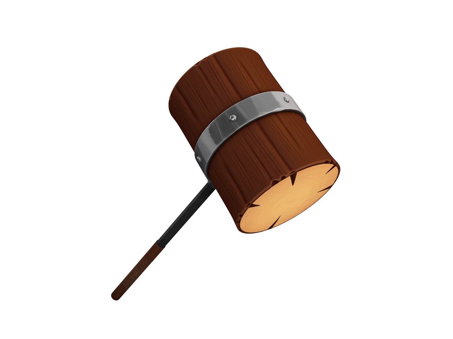 Wooden Mallet 3D - TurboSquid 1457814