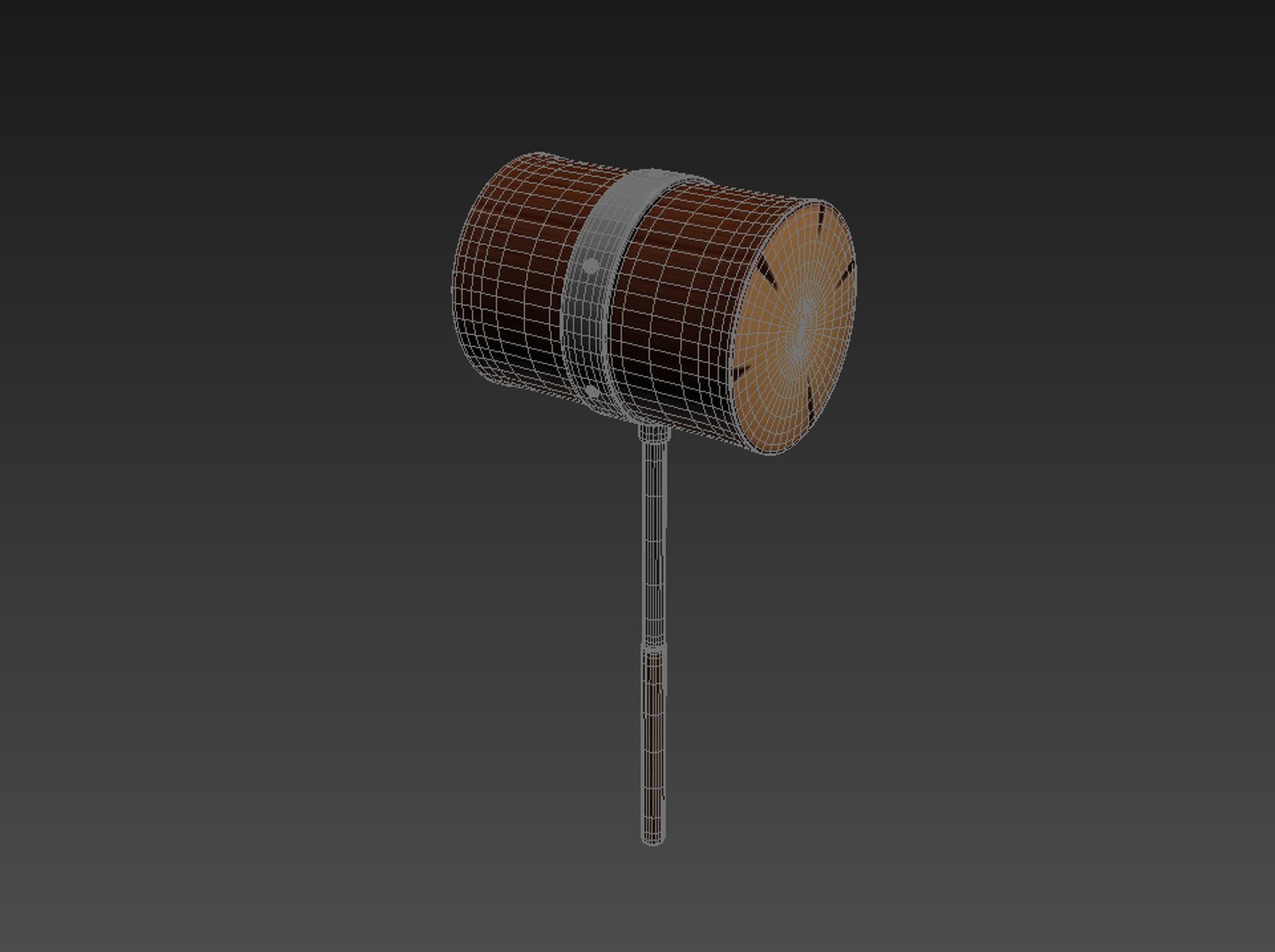 Wooden Mallet 3D - TurboSquid 1457814