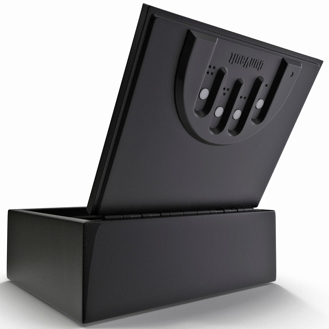 3d Model Gunvault Digital Pistol Safe