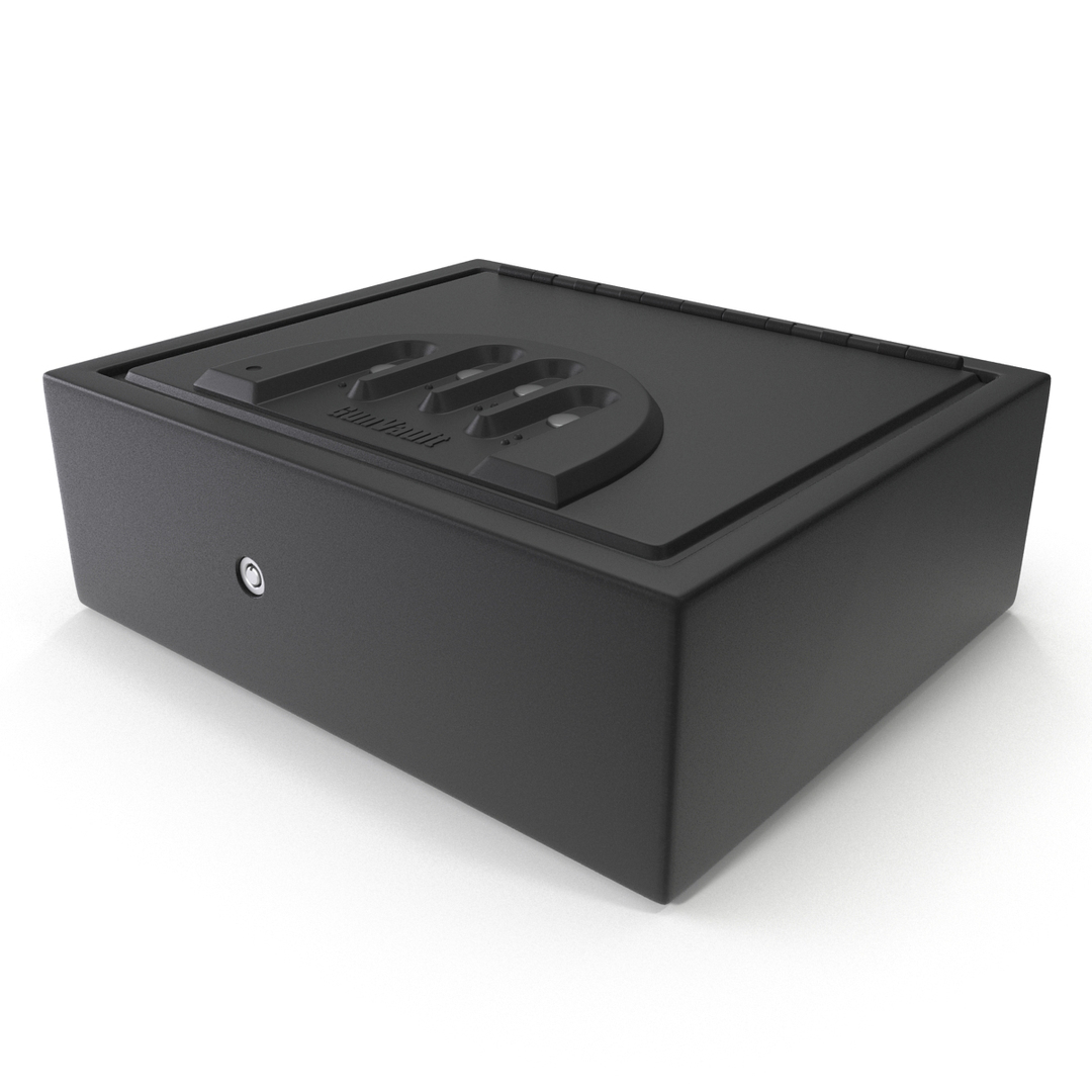 3d Model Gunvault Digital Pistol Safe