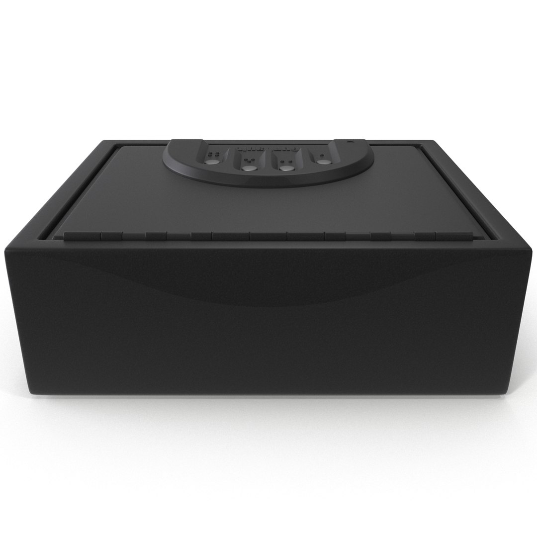 3d Model Gunvault Digital Pistol Safe
