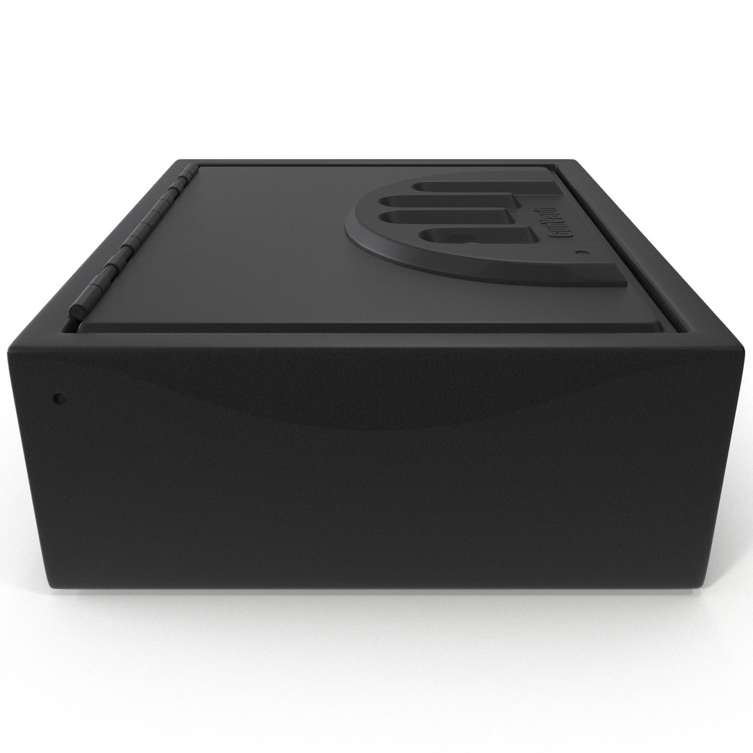 3d Model Gunvault Digital Pistol Safe