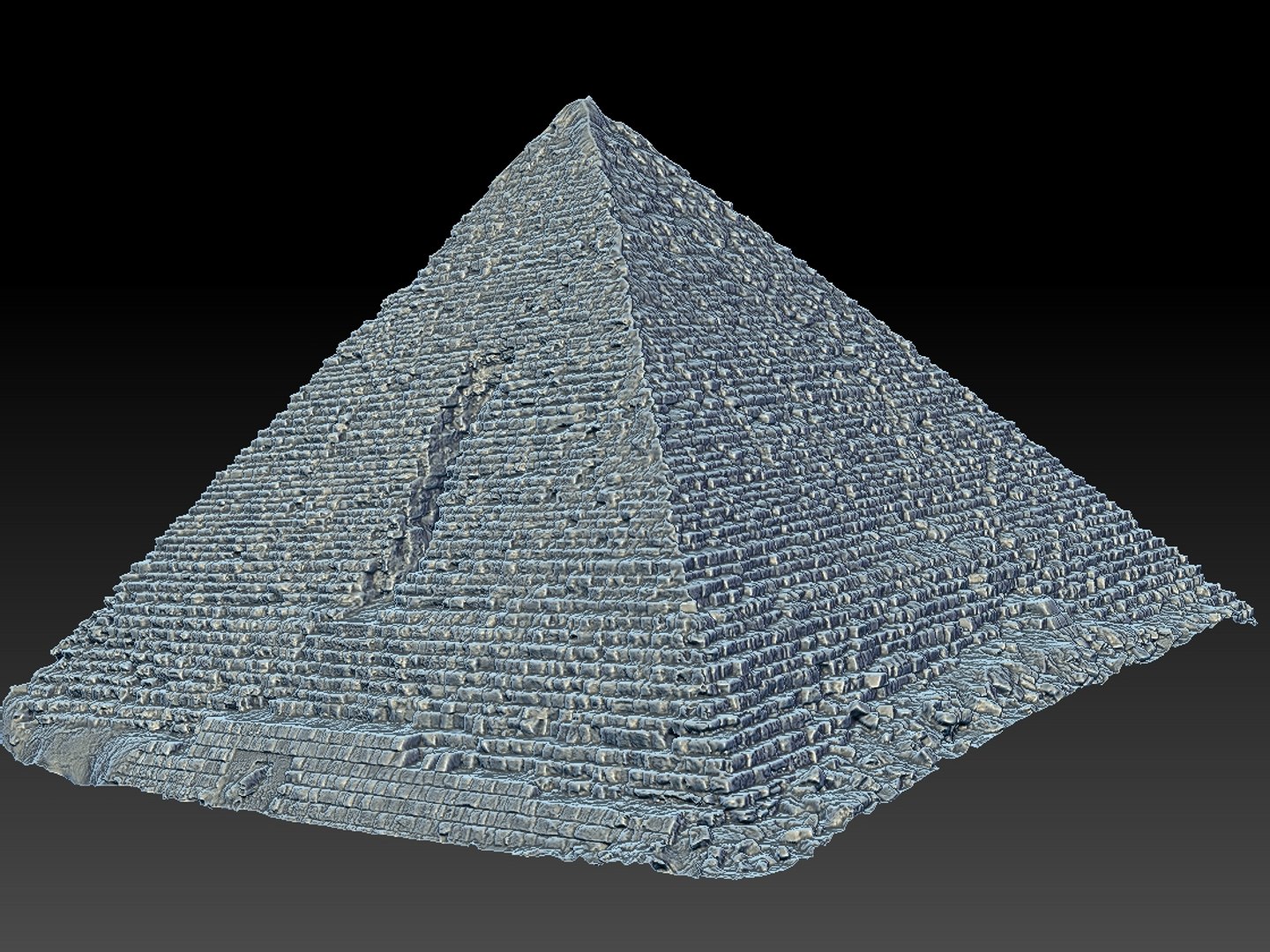 3D Cheops Pyramid Scan Ultra HD 16K - TurboSquid 2034495