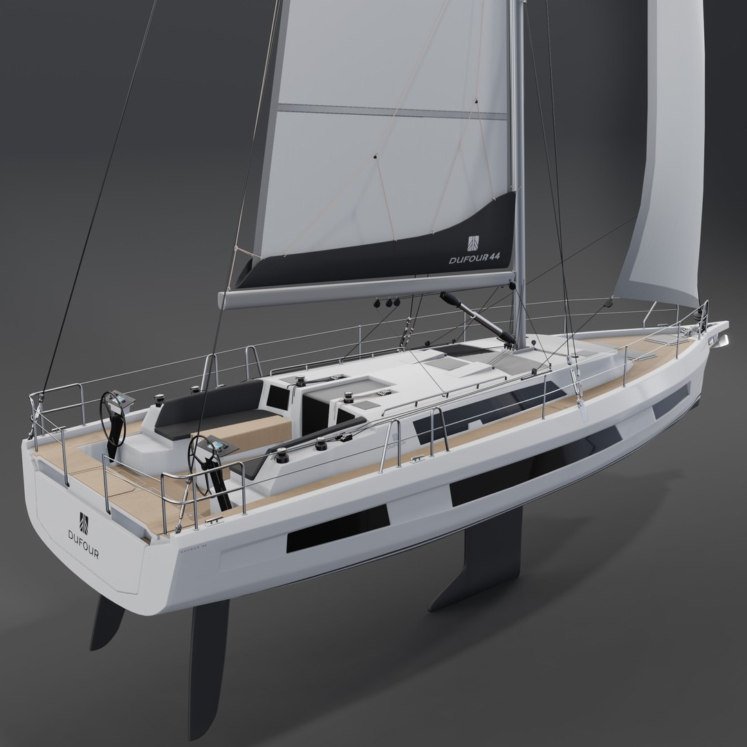 Dufour 44 Luxury Yacht 3D 3D - TurboSquid 2202355