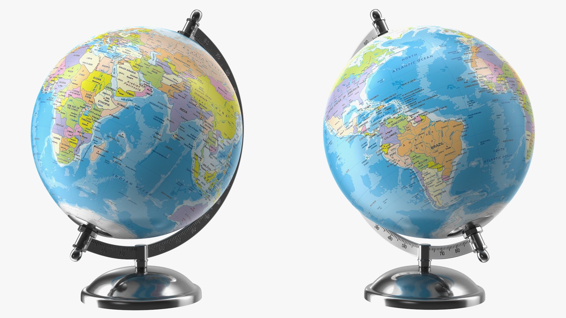 World Globes With Stand Collection 2 3D - TurboSquid 1985909
