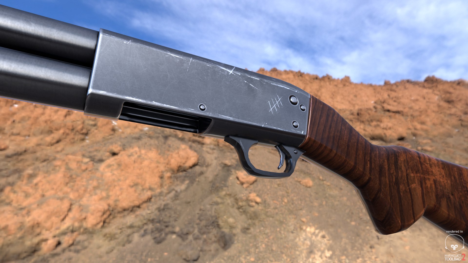 3d Ithaca M37 Model