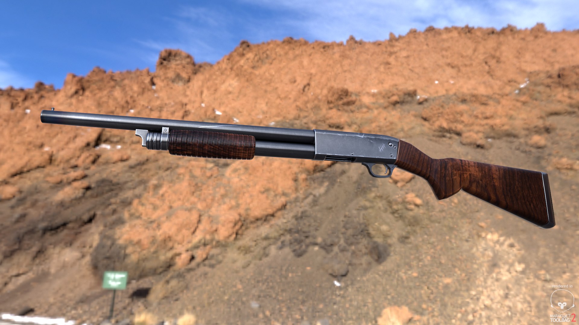 3d Ithaca M37 Model