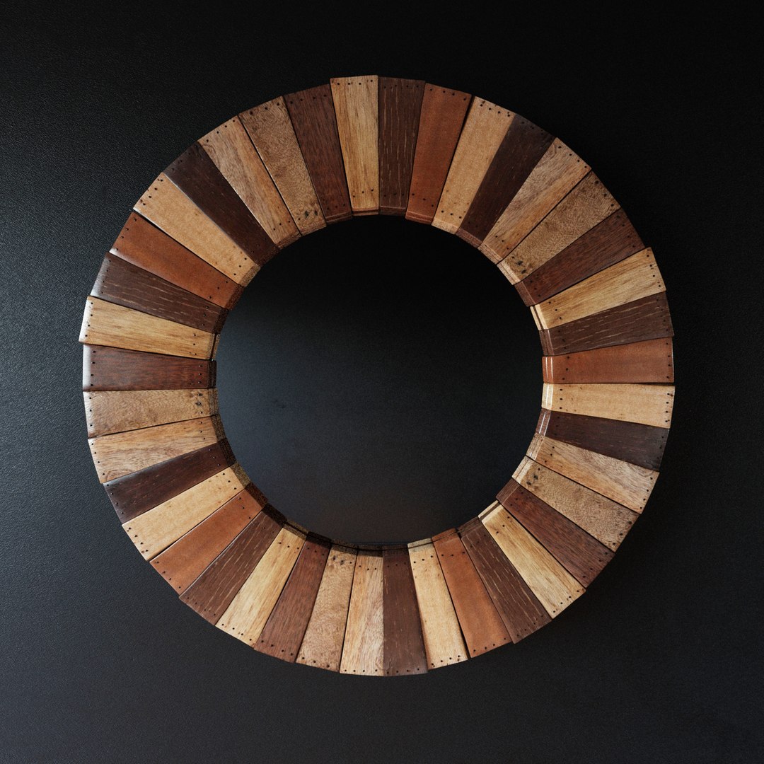 Wooden Mirror Wood Max