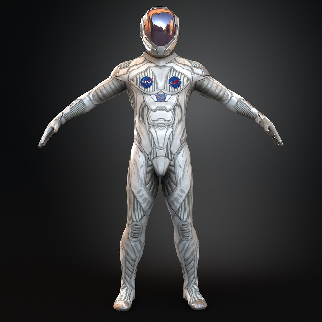 Realistic Character Gun 3d Model