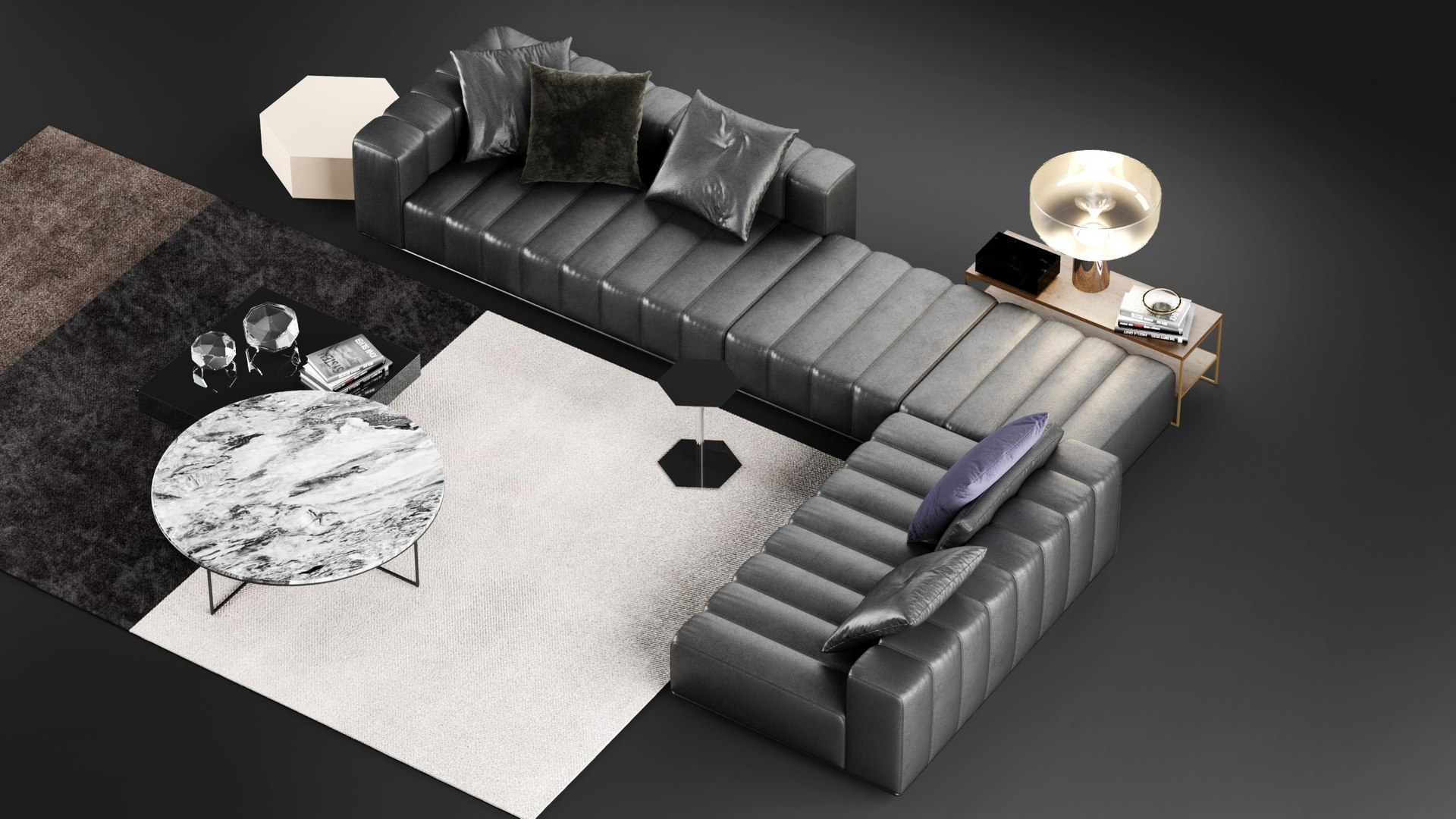 3D Minotti Freeman Tailor Sofa - TurboSquid 1586914