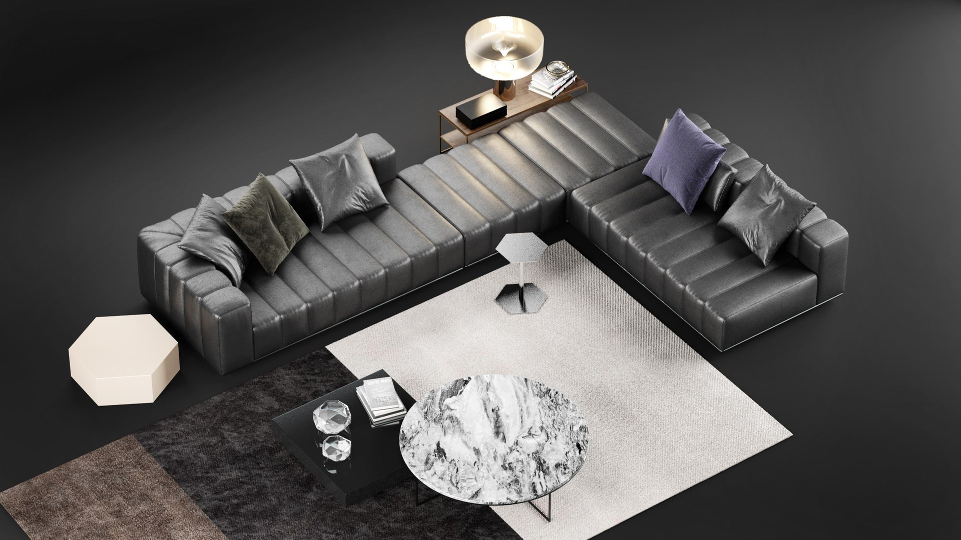 3D Minotti Freeman Tailor Sofa - TurboSquid 1586914