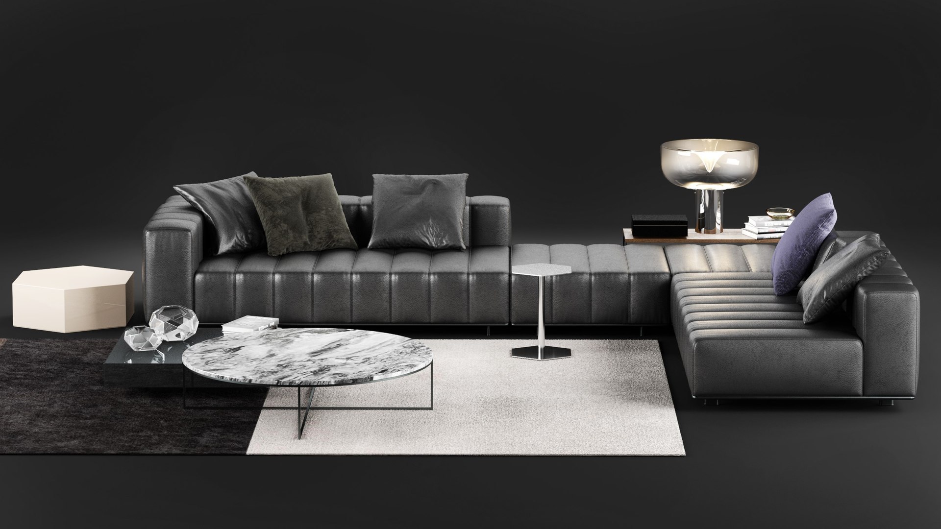 3D Minotti Freeman Tailor Sofa - TurboSquid 1586914