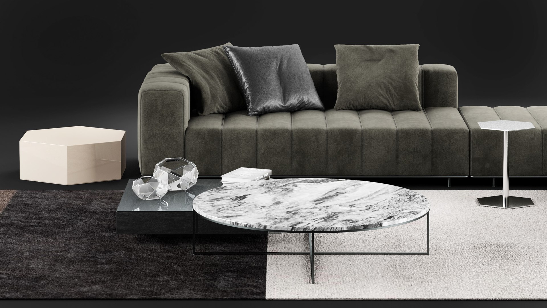 3D Minotti Freeman Tailor Sofa - TurboSquid 1586914