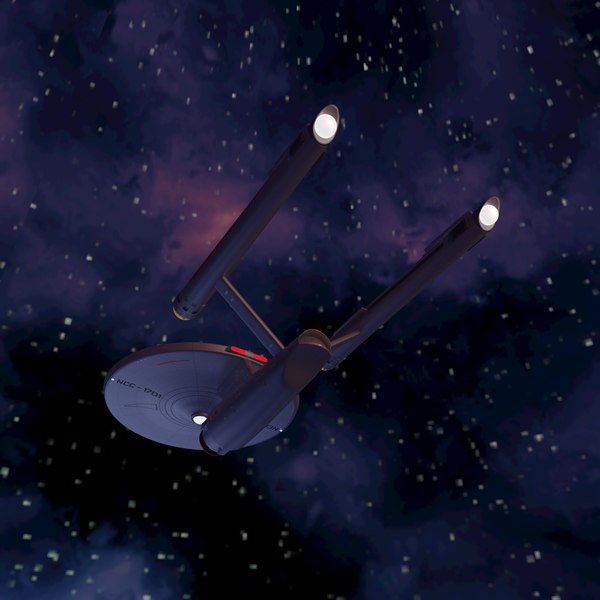 Ship Enterprise NCC-1701 from the original Star Trek 3D model ...