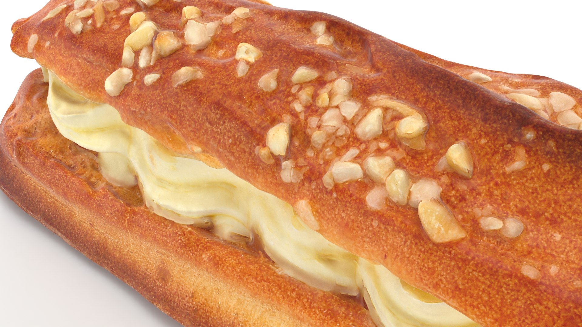 3D Vanilla Eclair model - TurboSquid 2047424