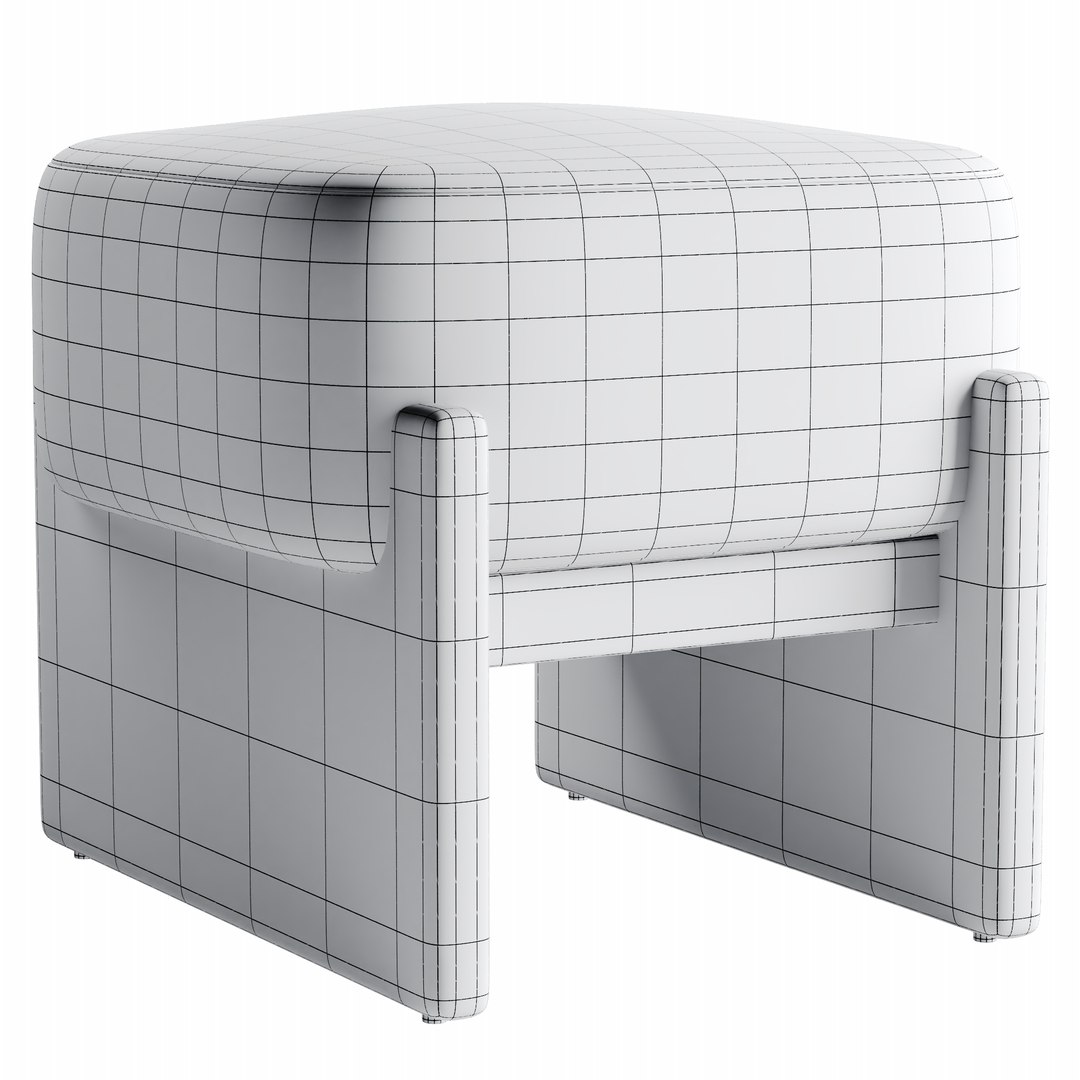 Kirby Stool 3D Model - TurboSquid 2401434