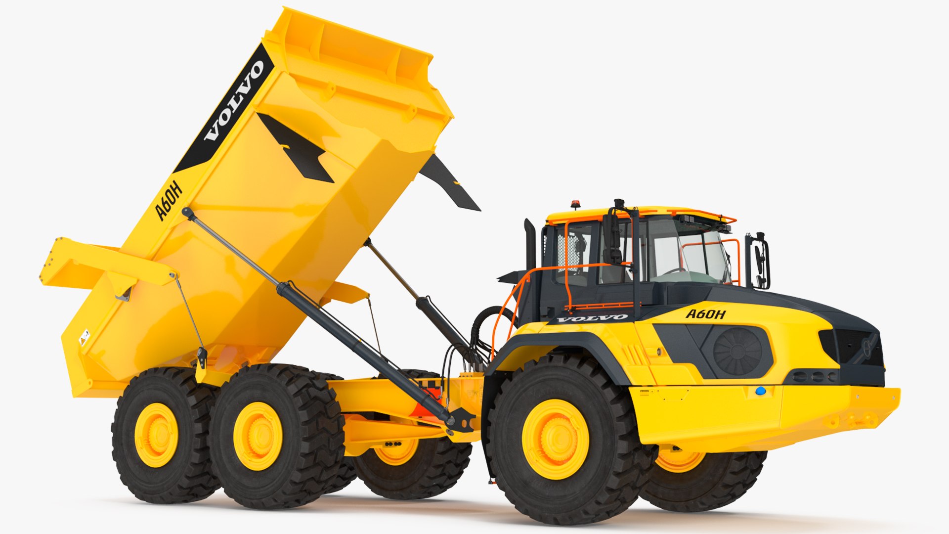 3D Volvo A60H Truck Rigged - TurboSquid 1851677