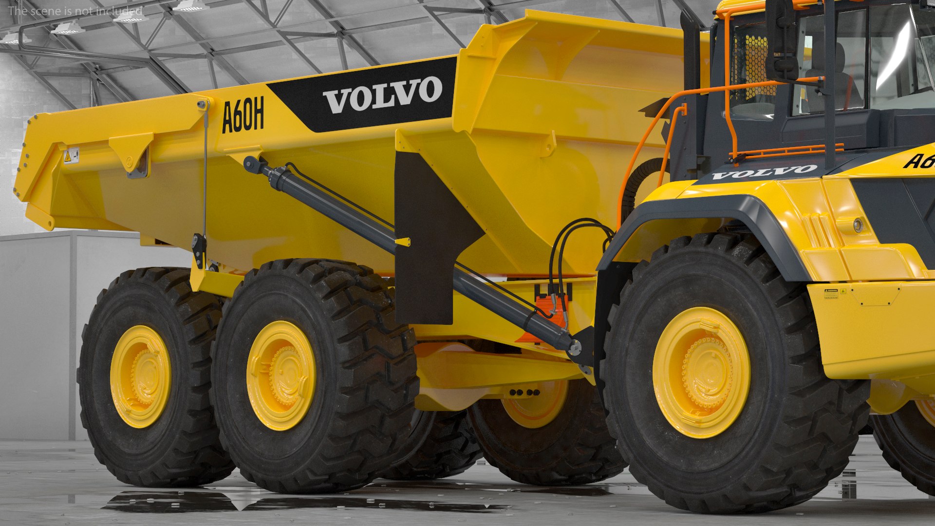 3D Volvo A60H Truck Rigged - TurboSquid 1851677