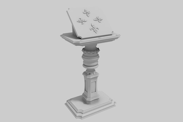 3D book stand - TurboSquid 1703058