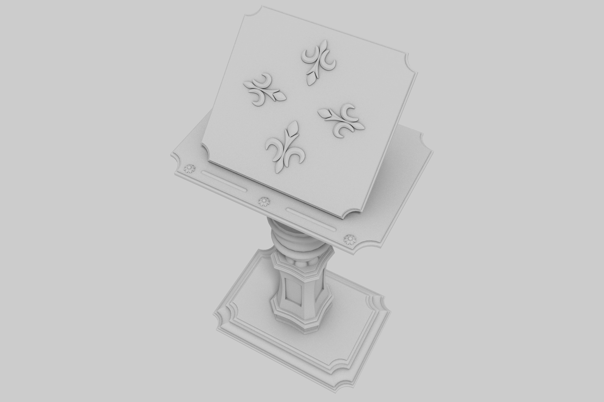 3D book stand - TurboSquid 1703058