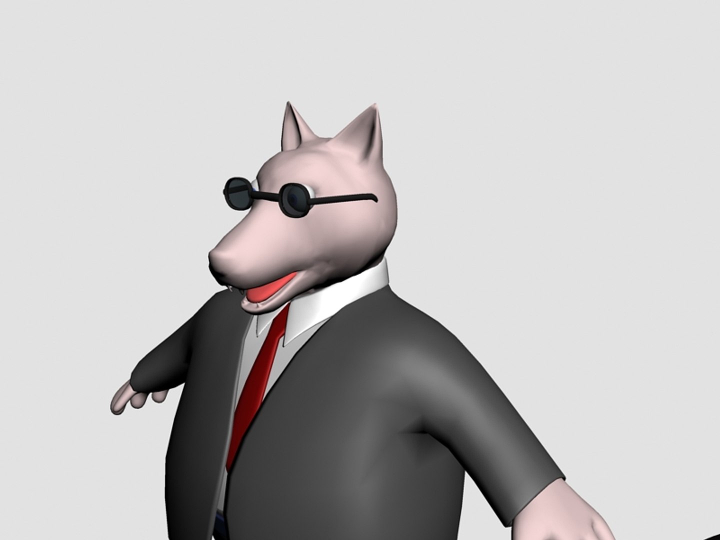 3d model pork security officer