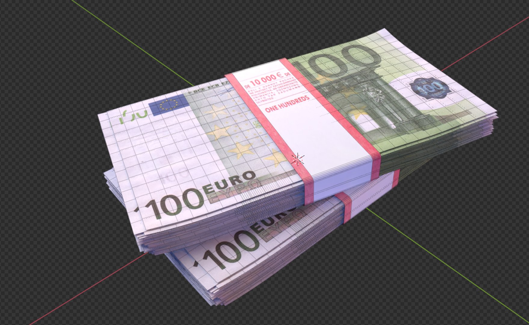 Euro Stack 3D Model - TurboSquid 1729395