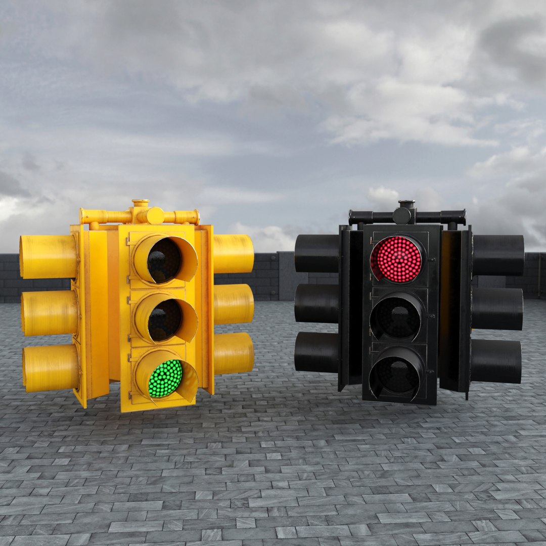 3D Traffic Light Model - TurboSquid 1692376