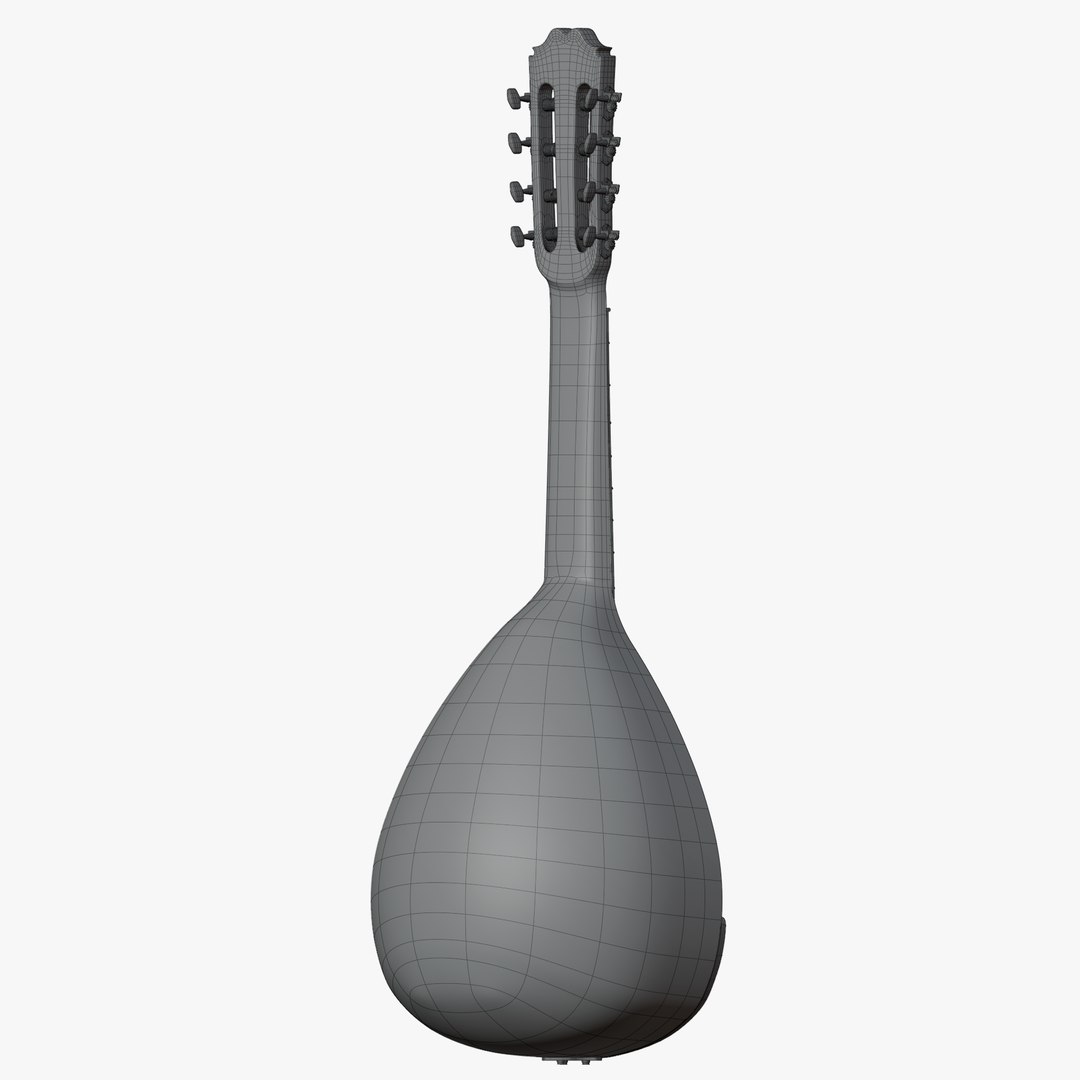 3D Mandolin PBR Model - TurboSquid 2374113
