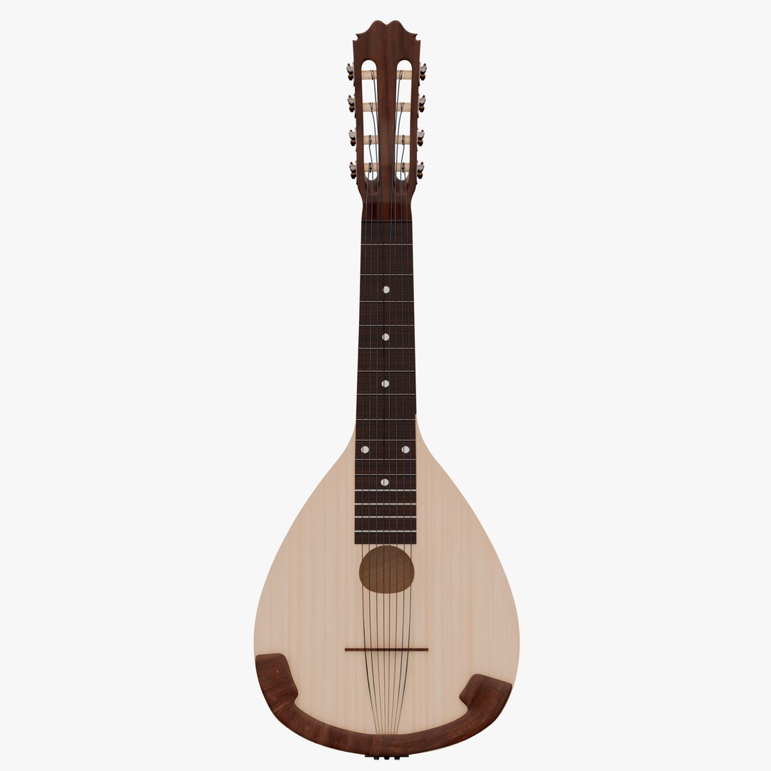 3D Mandolin PBR Model - TurboSquid 2374113