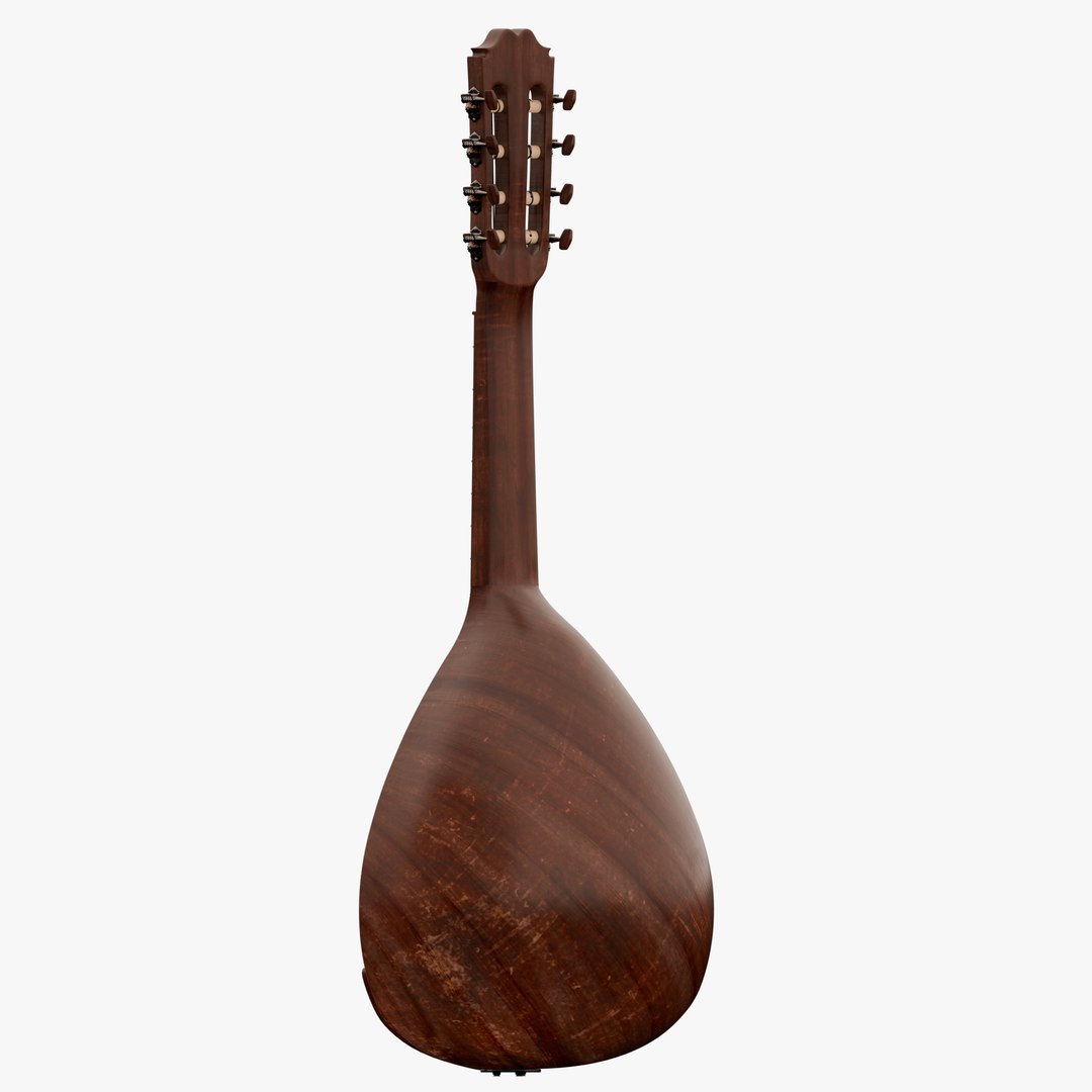 3D Mandolin PBR Model - TurboSquid 2374113