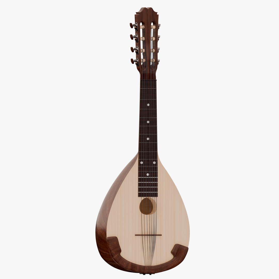 3D Mandolin PBR Model - TurboSquid 2374113