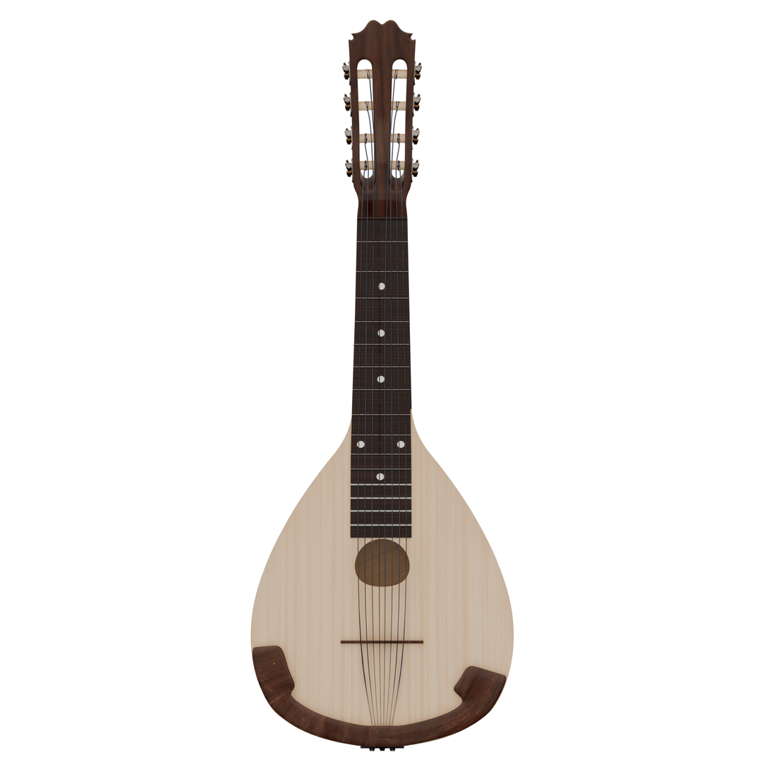 3D Mandolin PBR Model - TurboSquid 2374113