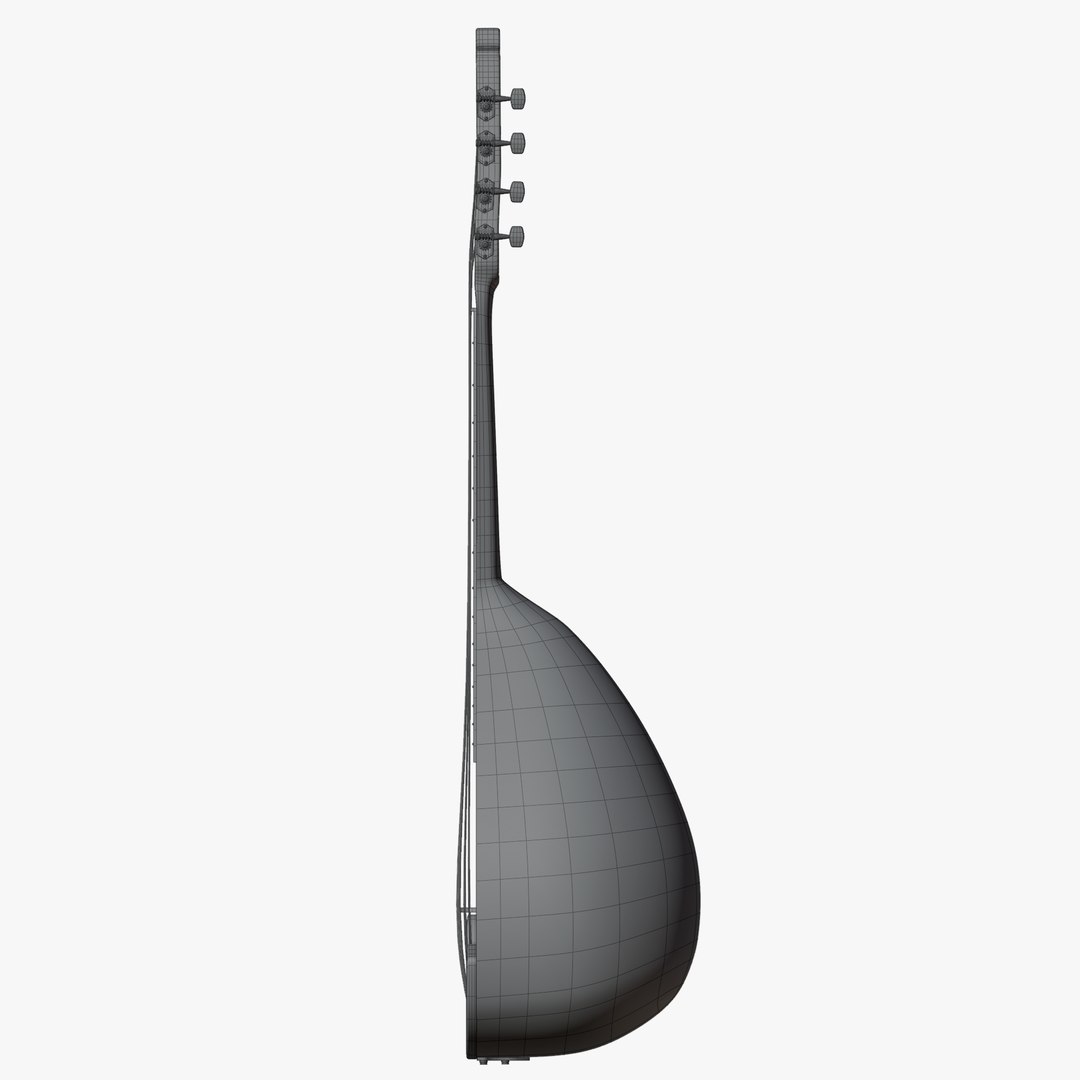 3D Mandolin PBR Model - TurboSquid 2374113