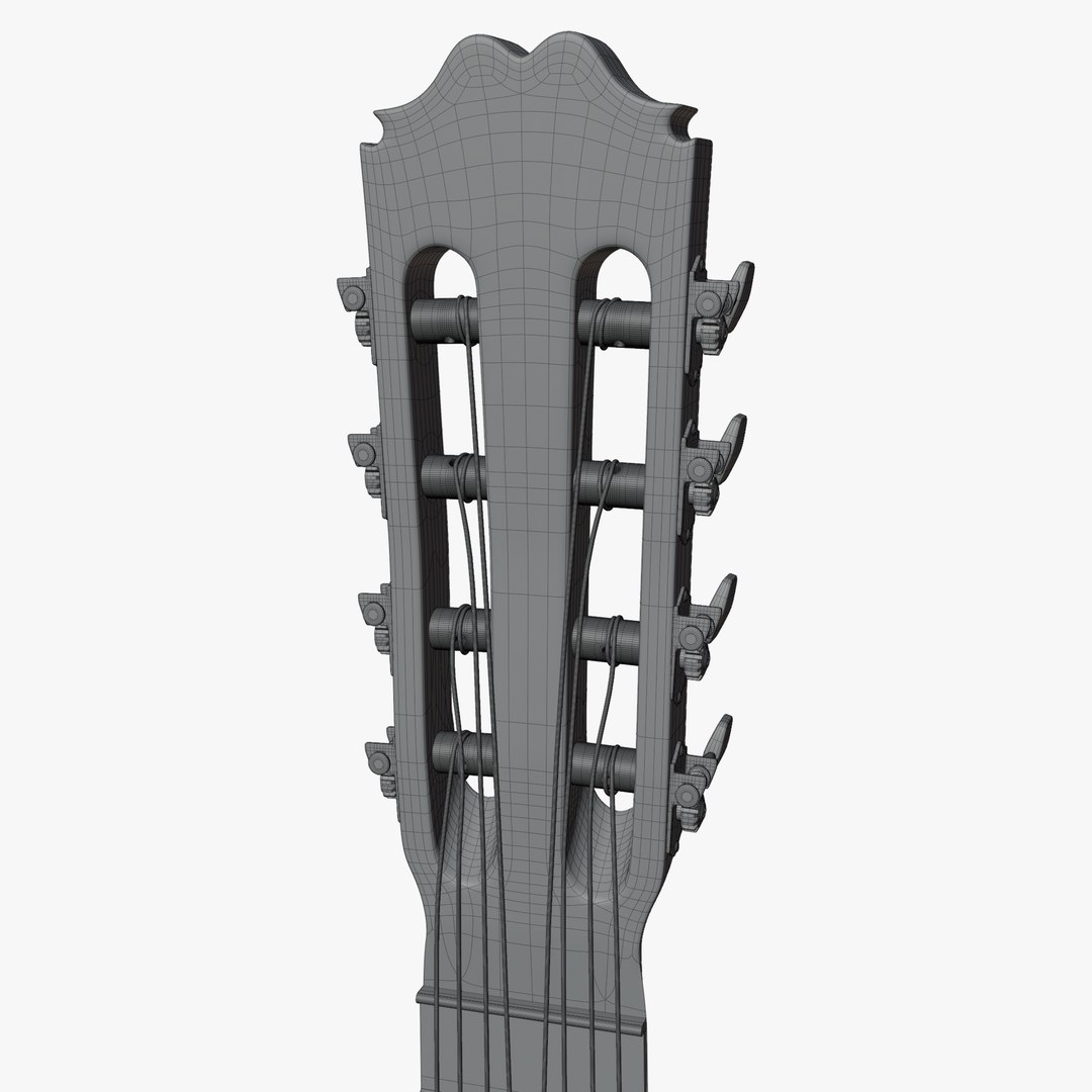 3D Mandolin PBR Model - TurboSquid 2374113