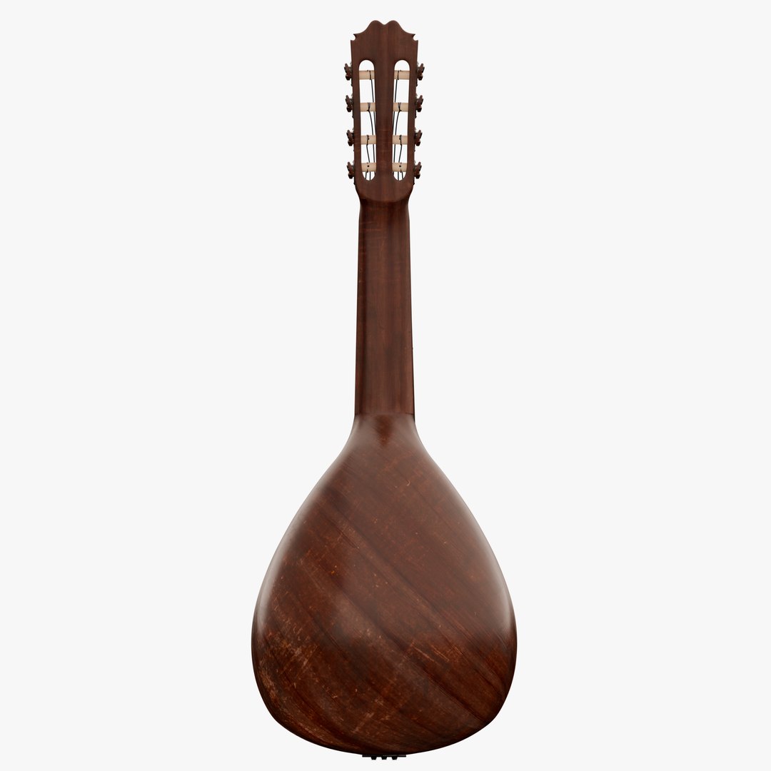 3D Mandolin PBR Model - TurboSquid 2374113