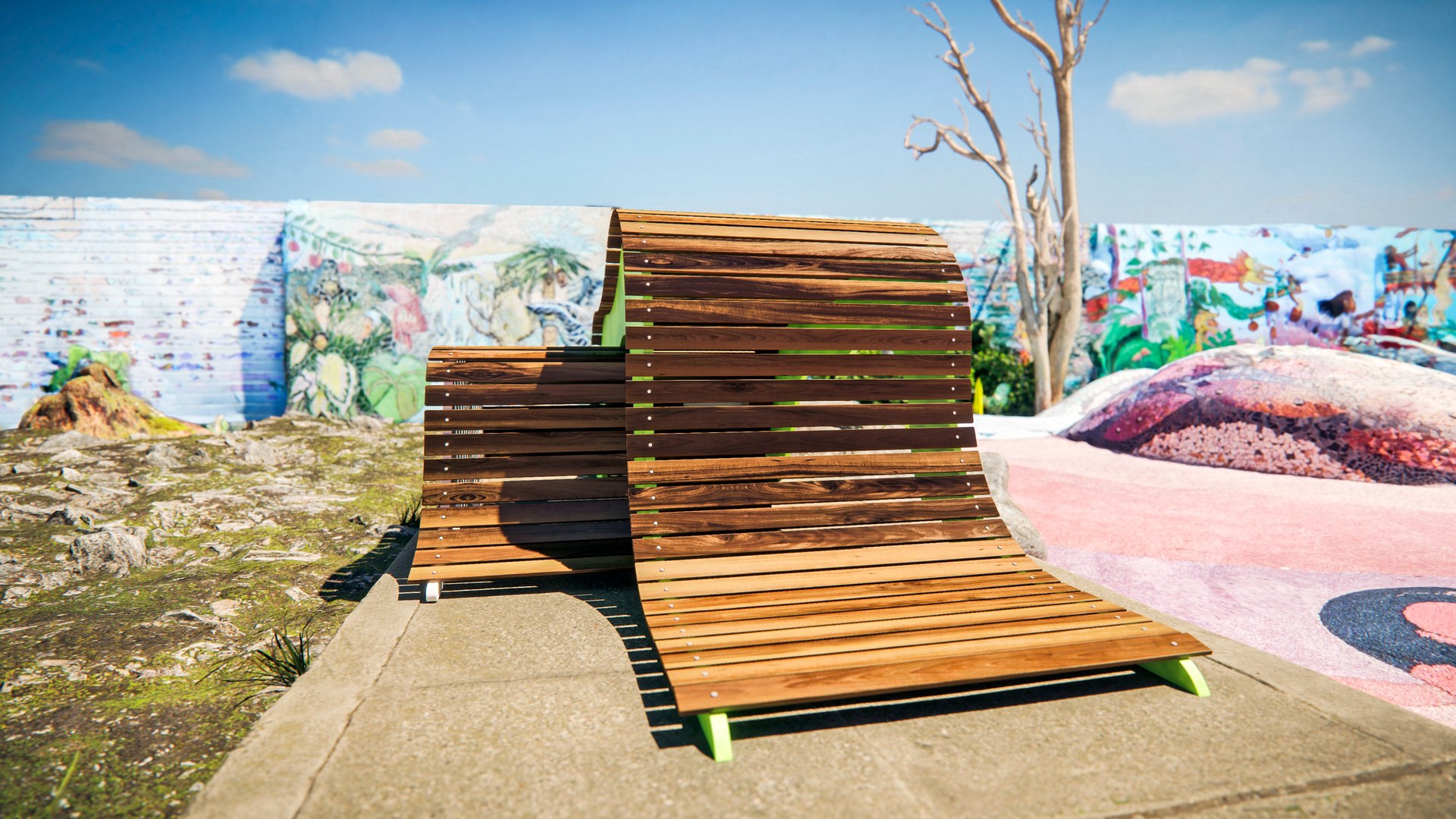 3D Banca Principito Little Prince Bench - TurboSquid 1990089
